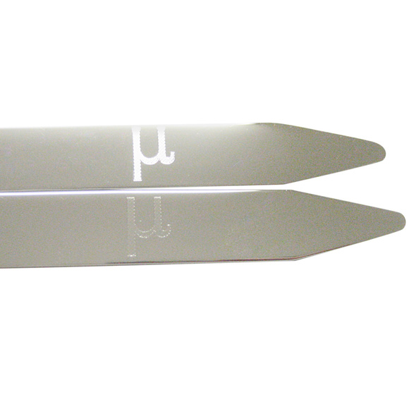 Kiola Designs | Accessories | Silver Toned Etched Greek Letter Mu ...